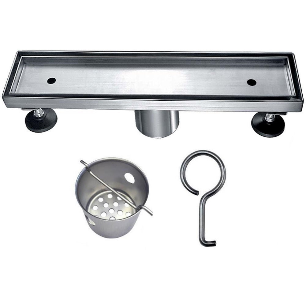 Dawn USA 12 Inch Linear Drains with Adjustable Leveling Feet – Shower ...