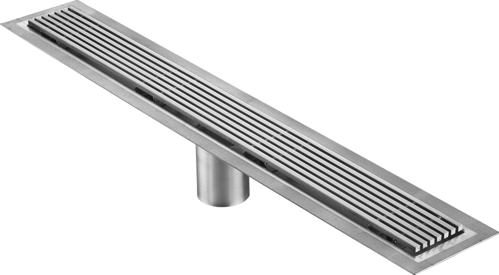 29 Inch Wedge Wire Linear Drain Brushed Stainless Steel, Drains ...