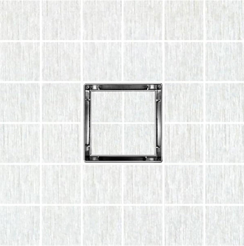 Tile Insert Square Shower Drain 5 Inch Threaded Outlet, SereneDrains ...