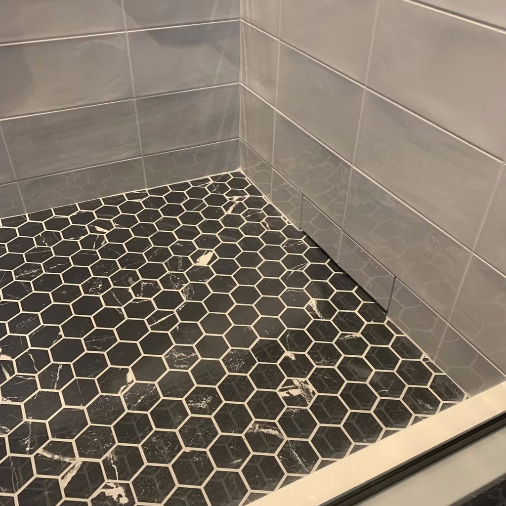 29 Inch Wall Recessed Linear Drain, Drains Unlimited DUW Flangeless ...